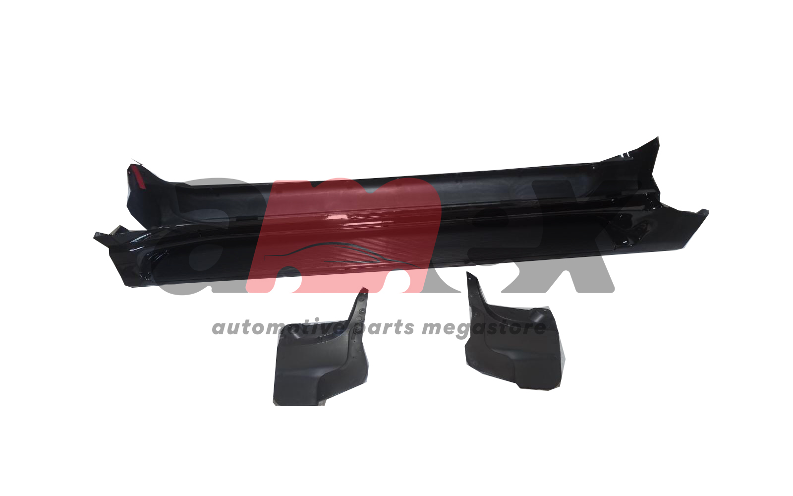 Side Step Set Toyota Prado Fj150 Bodykit Cover Type Black | Amex Auto Parts