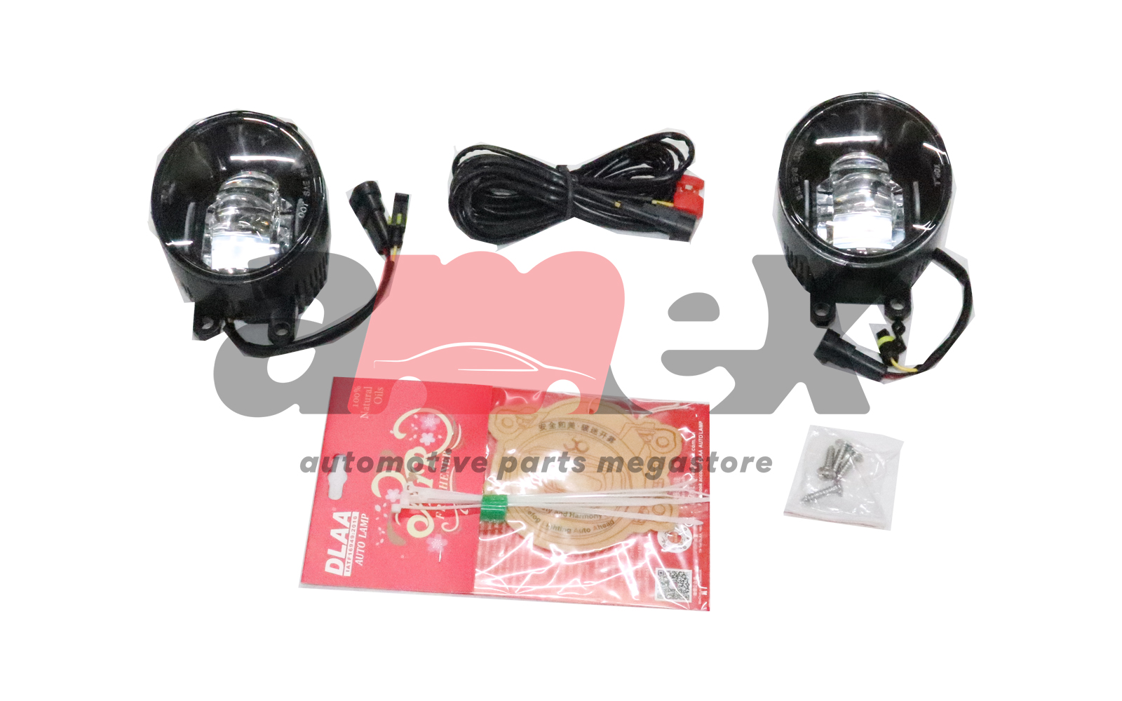 Fog Lamp Kit Universal W/ LED | Amex Auto Parts