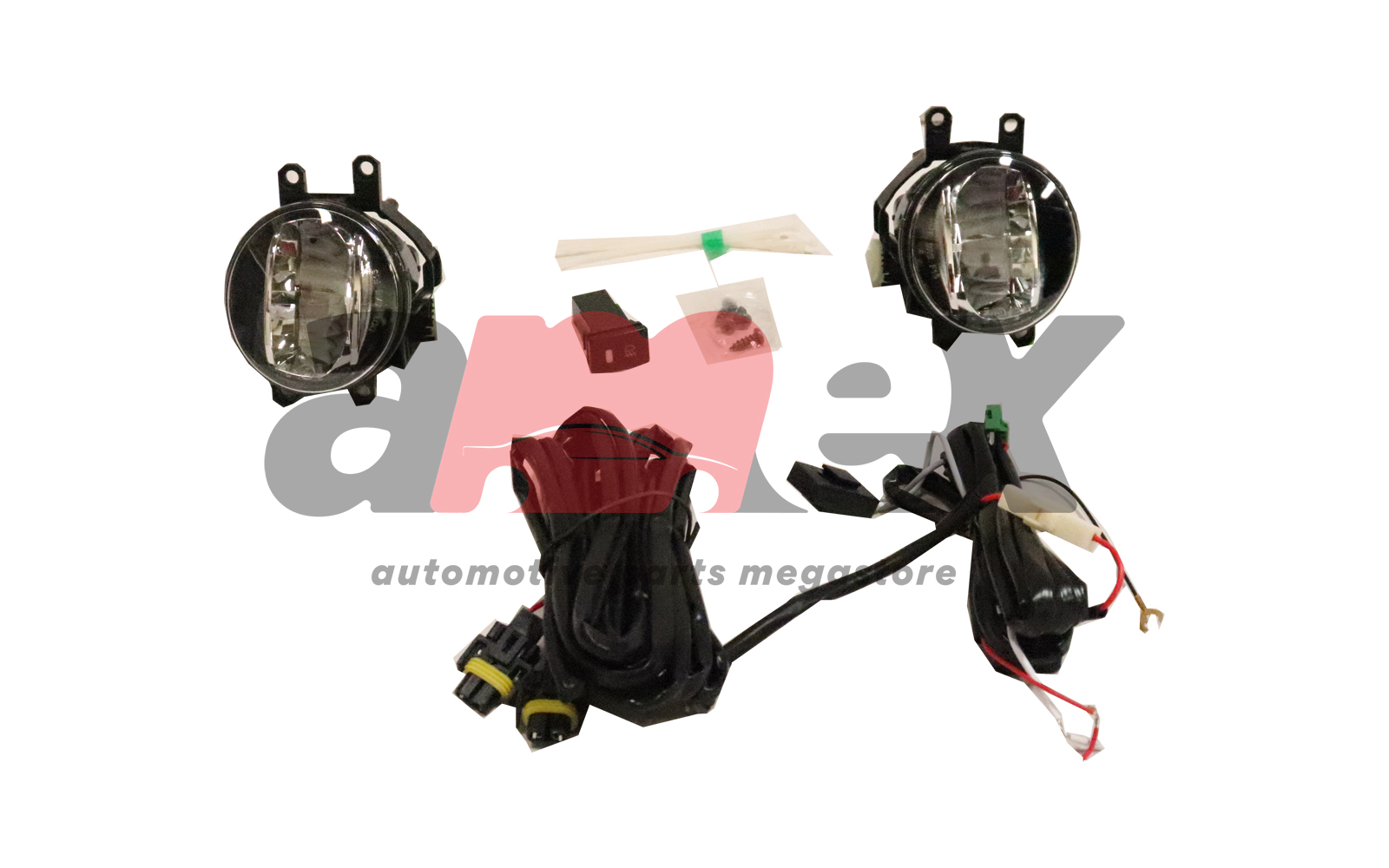 Fog Lamp Kit Universal W/ LED | Amex Auto Parts
