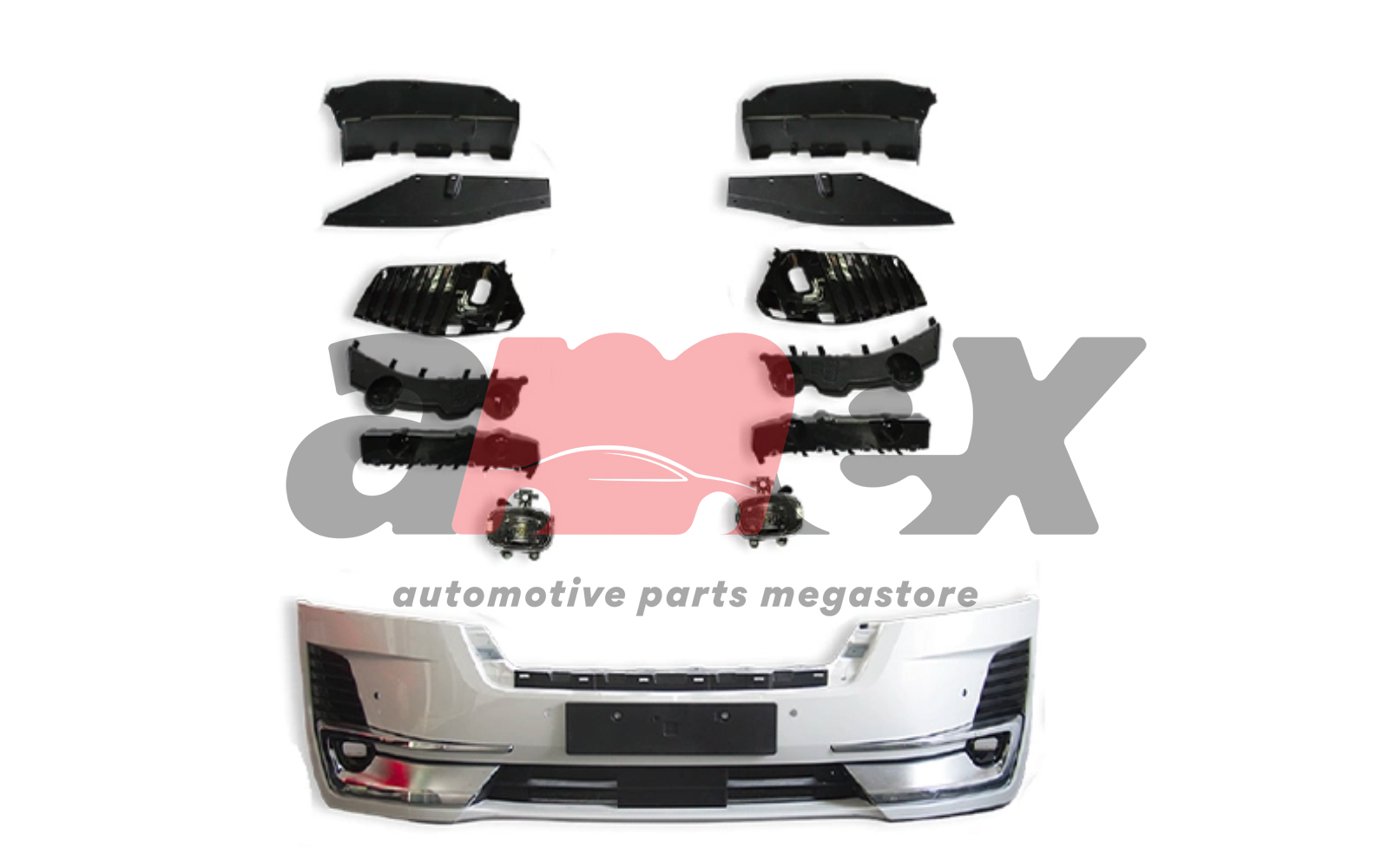 Front Bumper Assembly W/ Fittings Nissan Patrol Y62 2020 Onwards | Amex ...