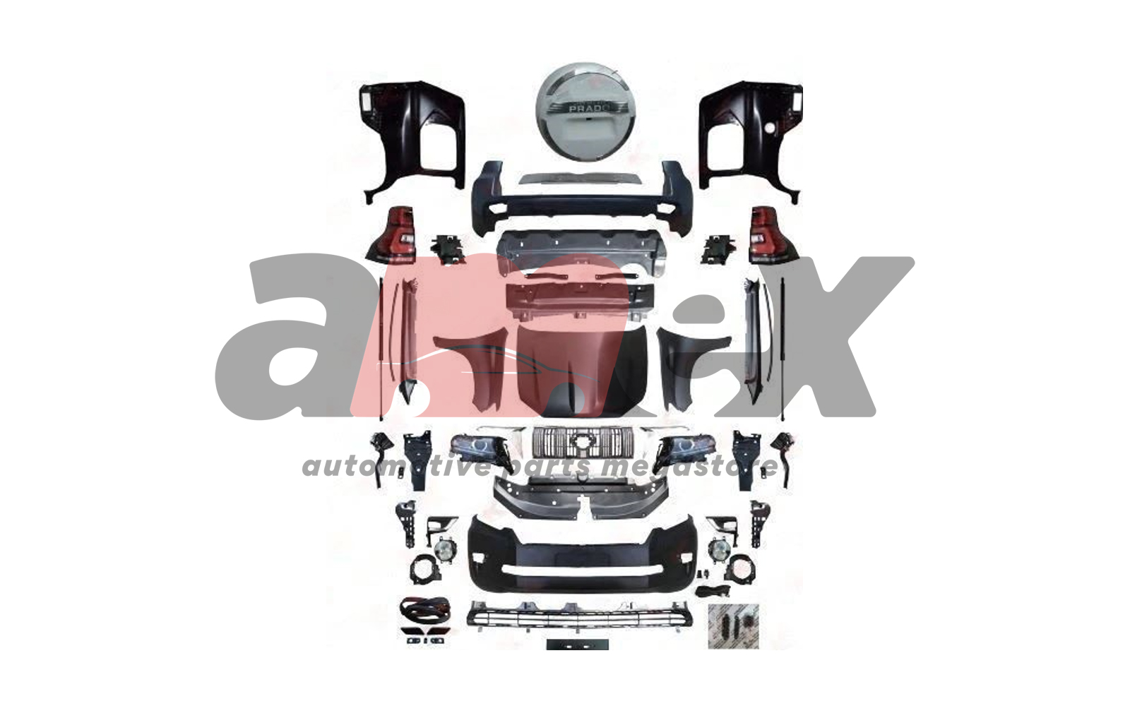 Facelift Kit Toyota Prado 120 2003-2008 to Make 150 2018 Onwards | Amex ...