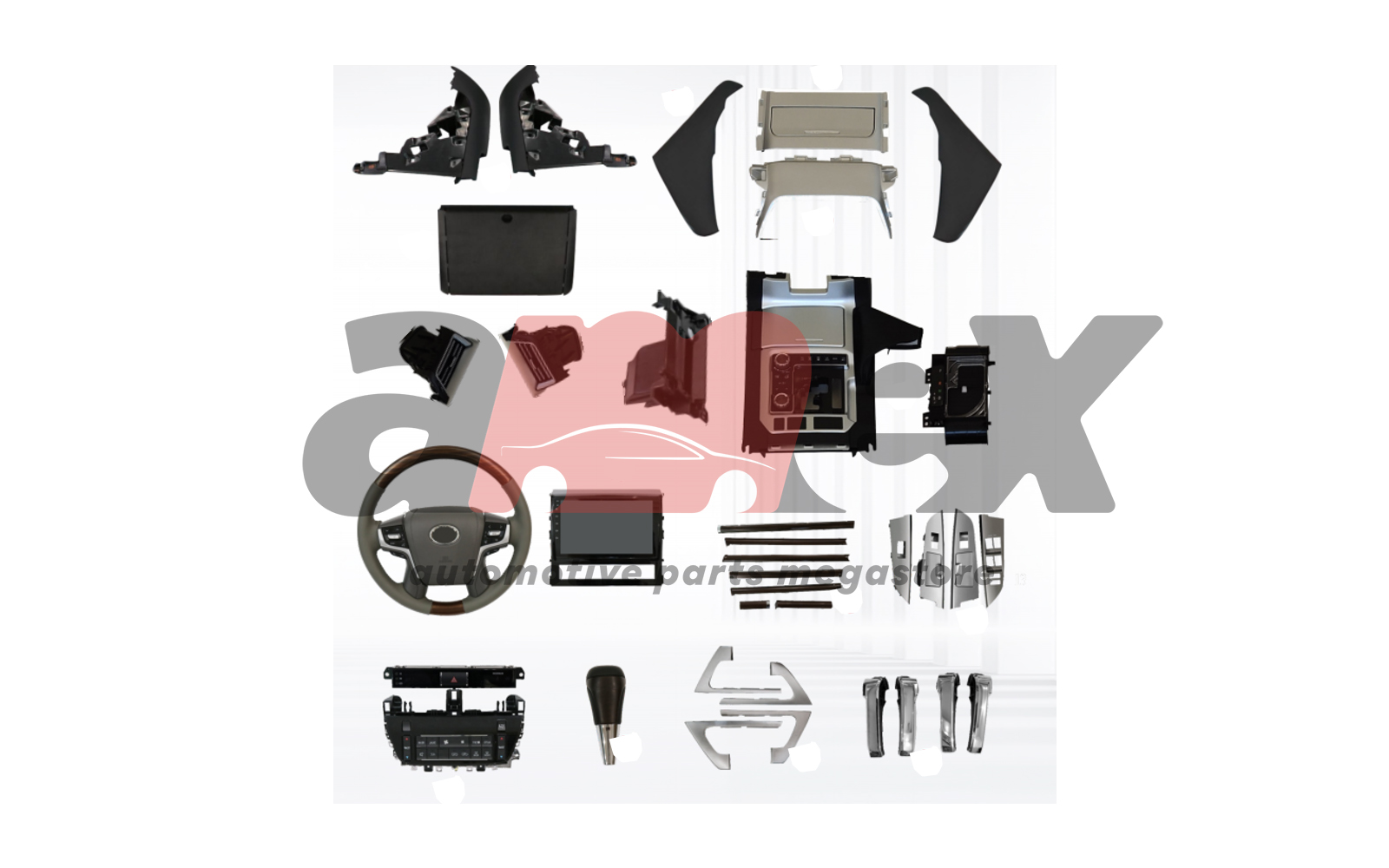 Interior Kit High Profile LC200 2013 - 2015 Upgrade 2018 | Amex Auto Parts