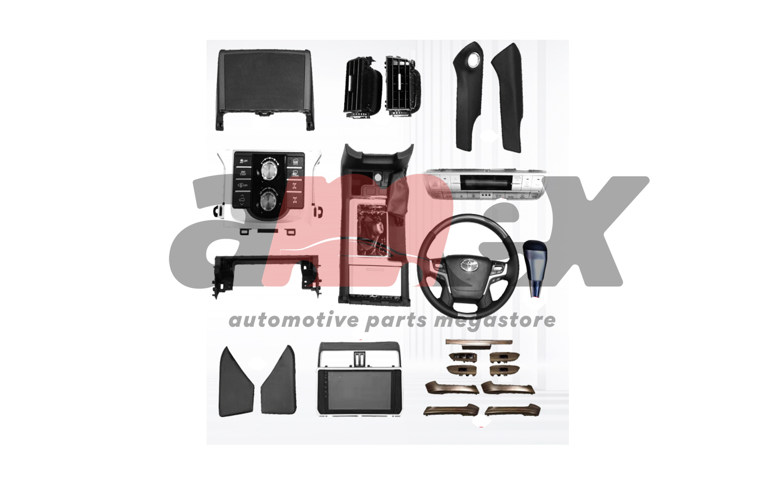 Interior Kit Middle Profile Toyota Prado 2010 - 2013 Upgrade 2018 ...